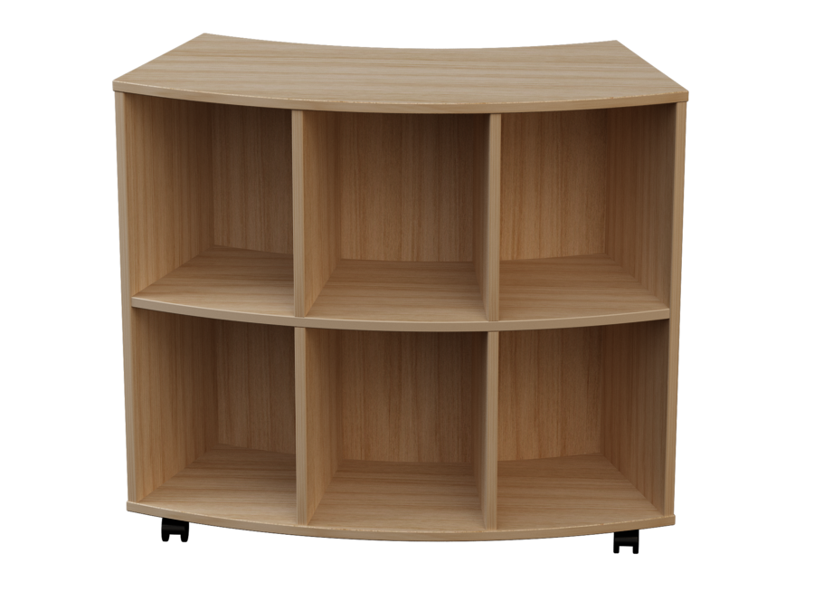 Curved Storage Box Units 91.8 X 36.9 X 81 cm 45150-01-01 | Montessori ...