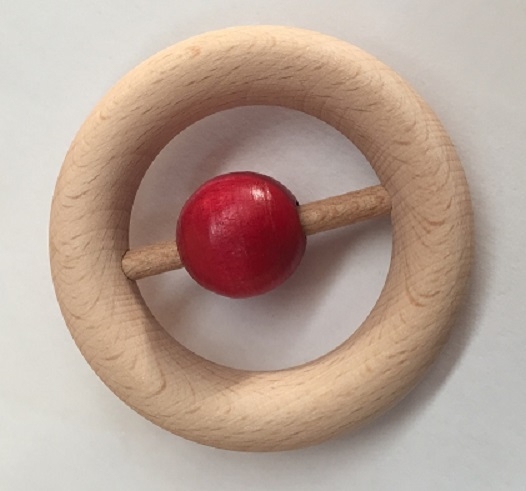 Wooden Rattle (Large) | Montessori Australia